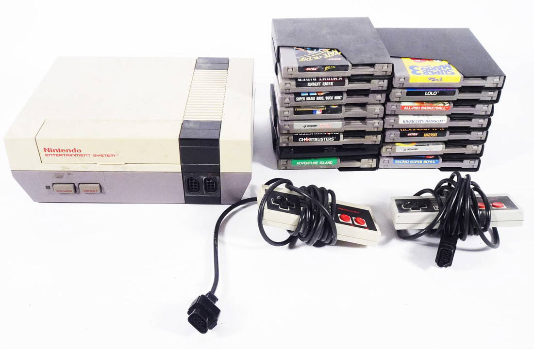 Nintendo Video Game Console And Games Auction