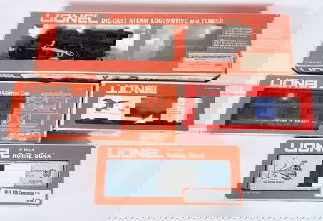 Prewar Lionel Locomotive And Pullman Car Auction