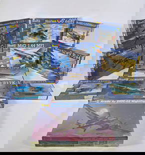 Encore Models Military Aircraft Model Kits Grouping Auction