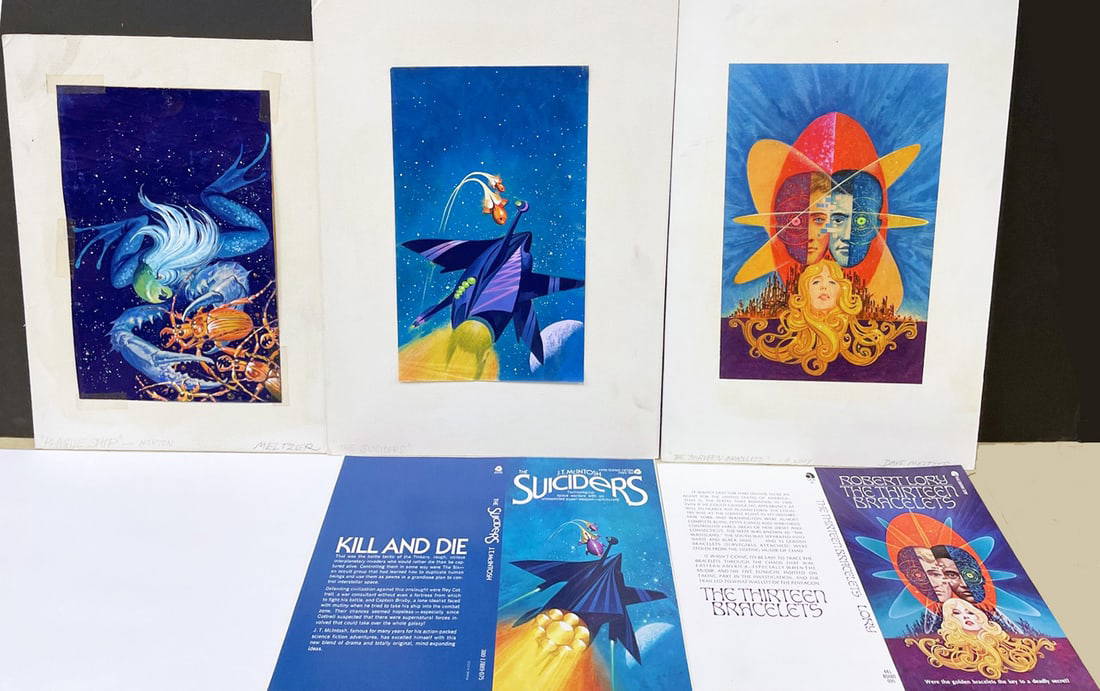 Davis Meltzer Illustration Art Drawings Auction