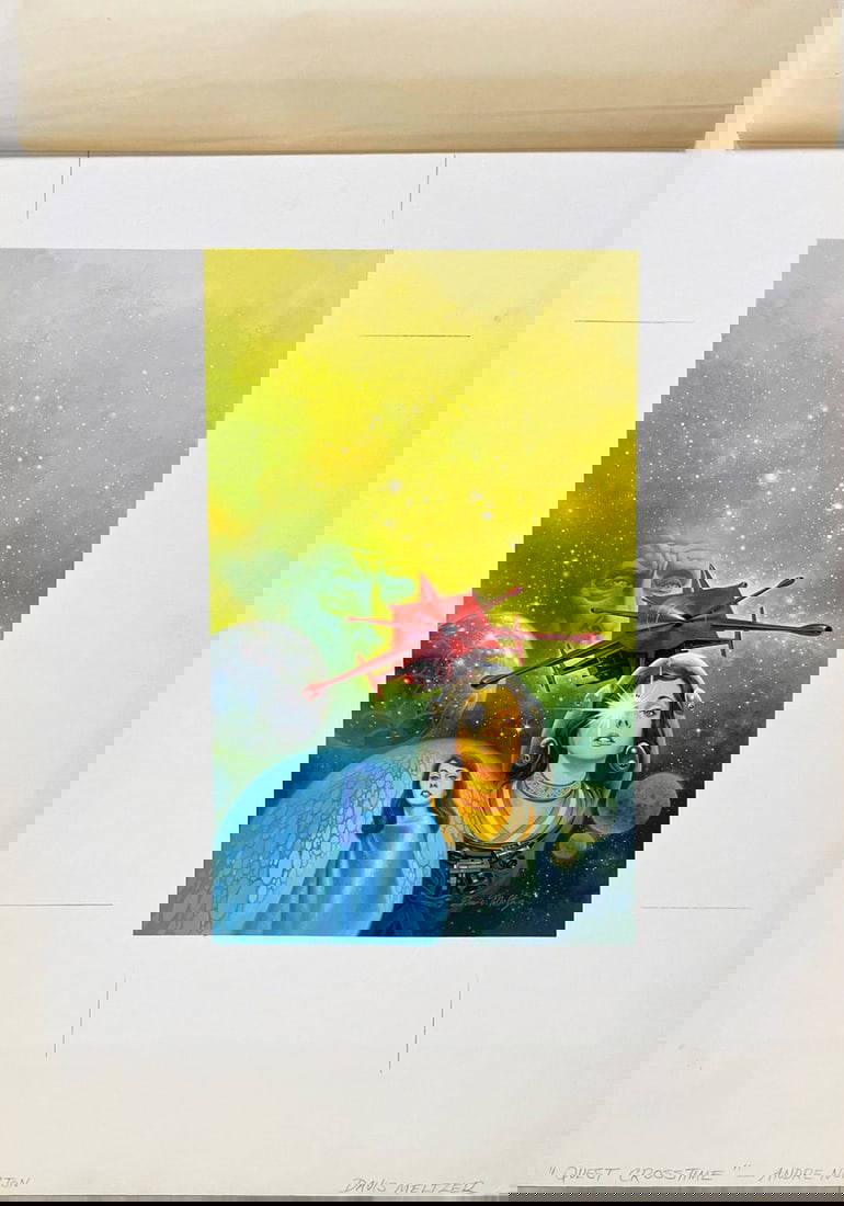 Davis Meltzer Illustration Art Drawing Auction