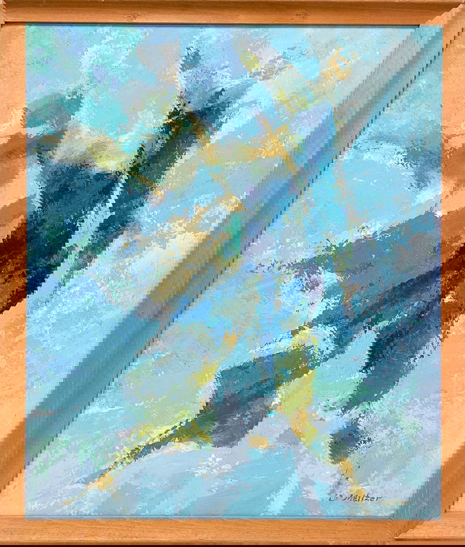 Davis Meltzer Acrylic Vinyl On Board Auction