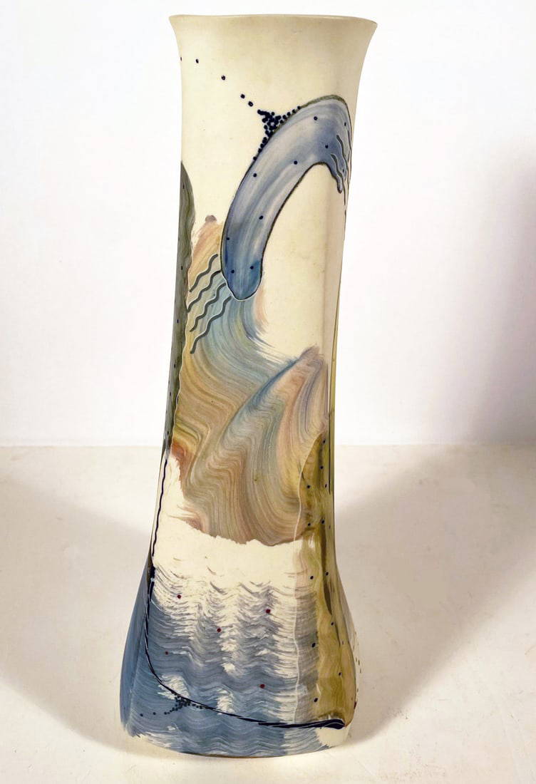 James Rothrock Studio Porcelain Vase Auction