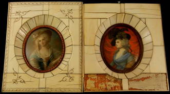 Miniature Portrait in Ivory Frame, Signed - Dec 05, 2013 | Klein James ...