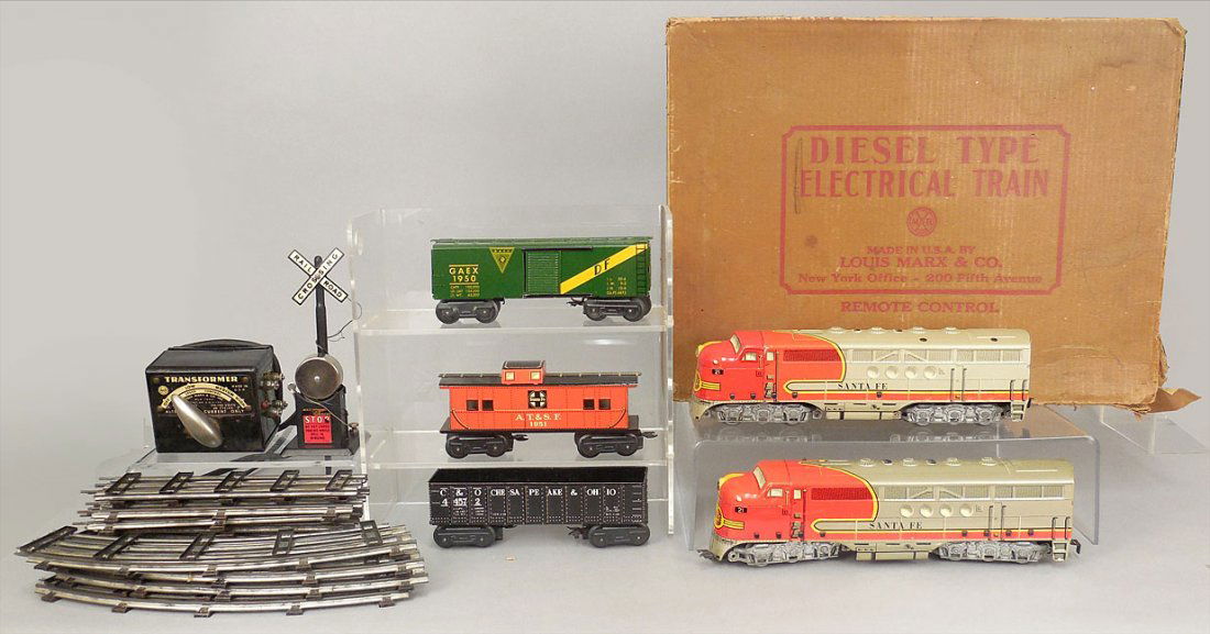 Marx Diesel Type Electrical Train Set in box