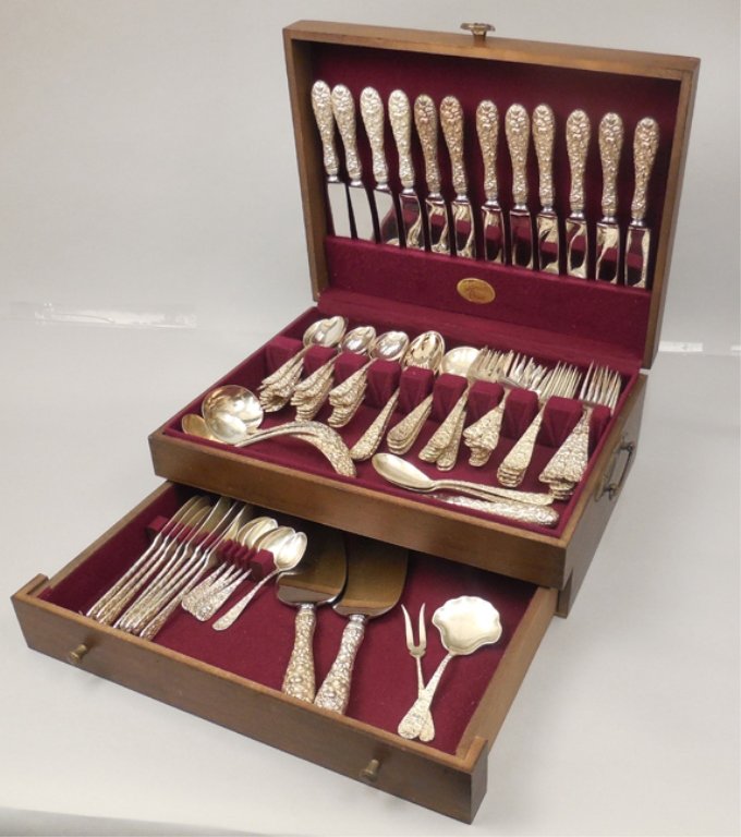Stieff "Princess" sterling silver flatware set - Jan 01, 2015 ...