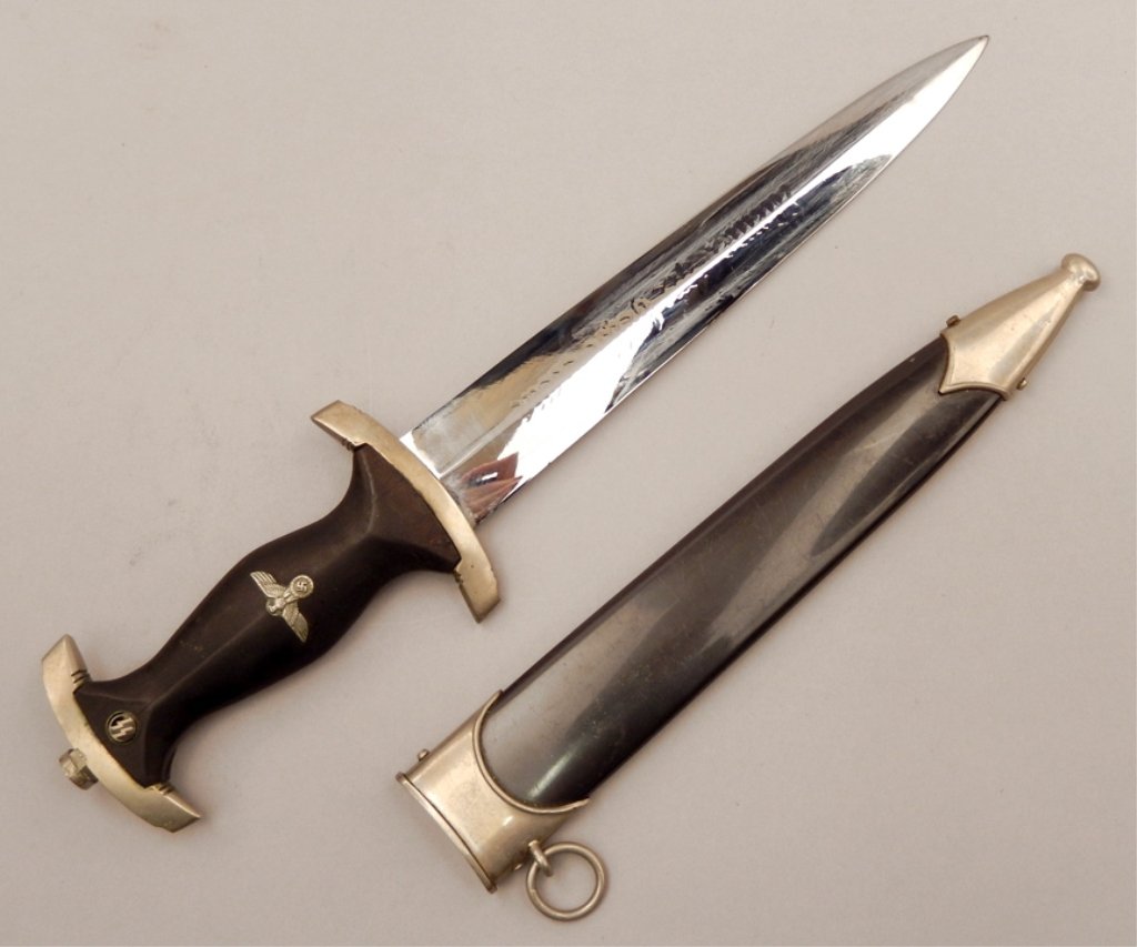 WWII German Nazi SS dagger in original scabbard