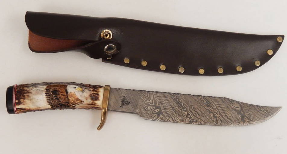 Lone Wolf hunting knife with stag horn handle, - Feb 27, 2015 ...