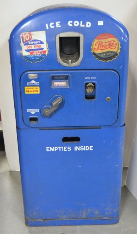 Pepsi Cola 10 cent vending machine