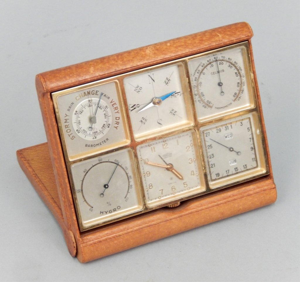 Angelus Sixsome 8 Day Desk Clock