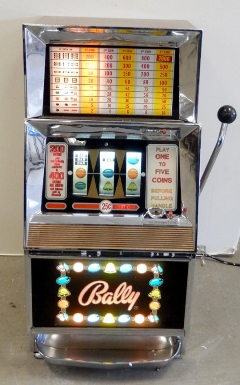 Bally 25 cent slot machine
