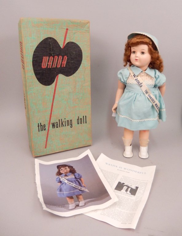 Wanda the Walking Doll in original box