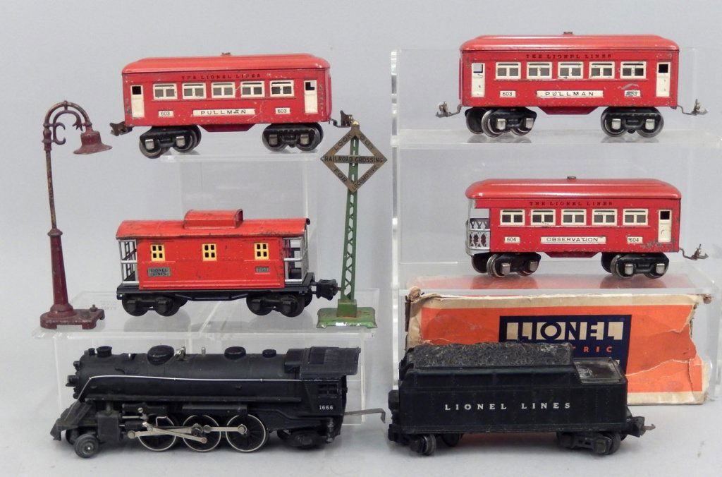 Lionel Prewar O Gauge Passenger Train Set