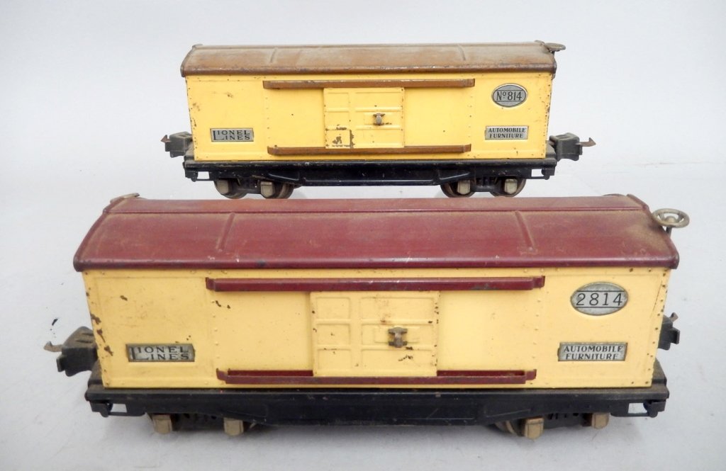 Two Lionel Prewar O Gauge Box Cars