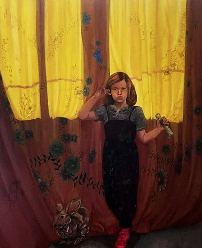 Alessandra Reyes Ormeno - Painting - Acrylic On Wood Panel - In The ...