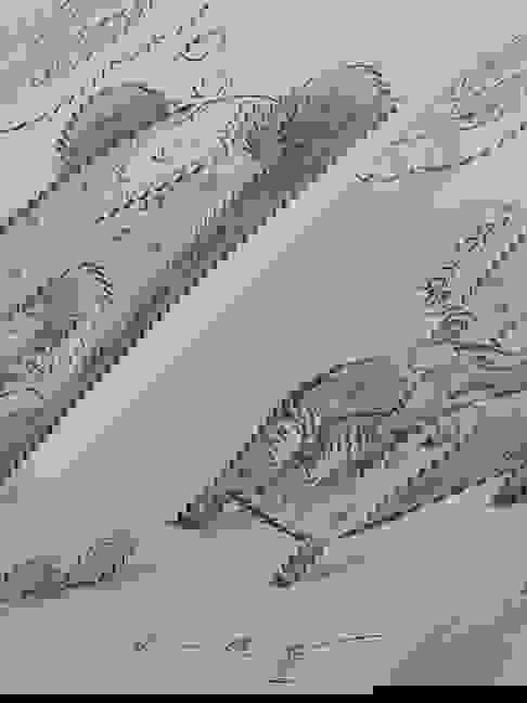 Hans Augusto H.a. Rey - Curious George - Banana Dream - Pencil Drawing ...