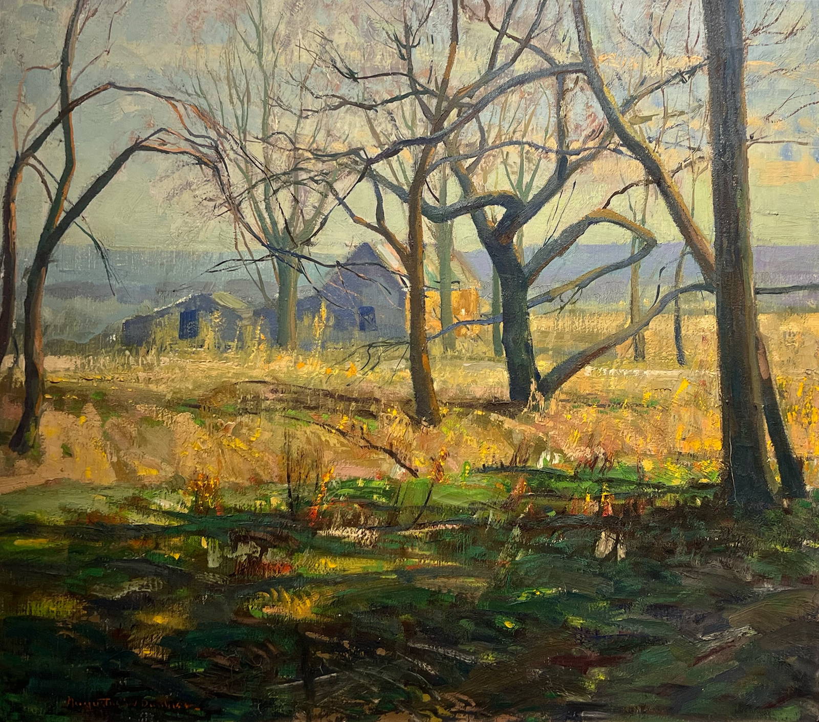 Augustus William Dunbier "autumn Day" Auction