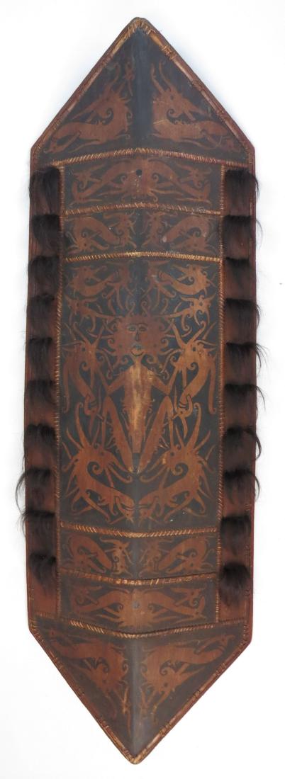 A RARE DAYAK KLIAU SHIELD