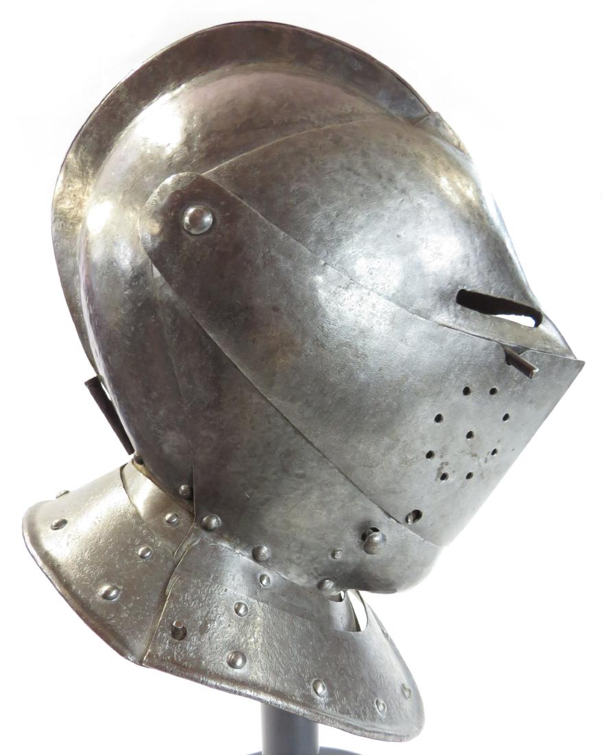A RARE NORTHERN EUROPEAN CLOSE HELMET