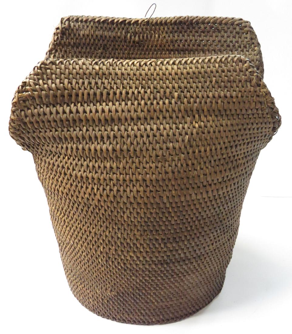 A RARE PAPUA NEW GUINEA WICKER ARMOR