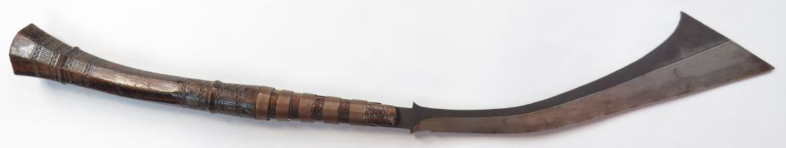 Large Antique Moro Panabas Axe