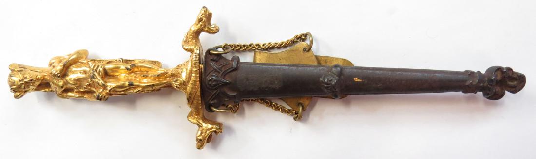 A FRENCH SATANIC CULT DAGGER