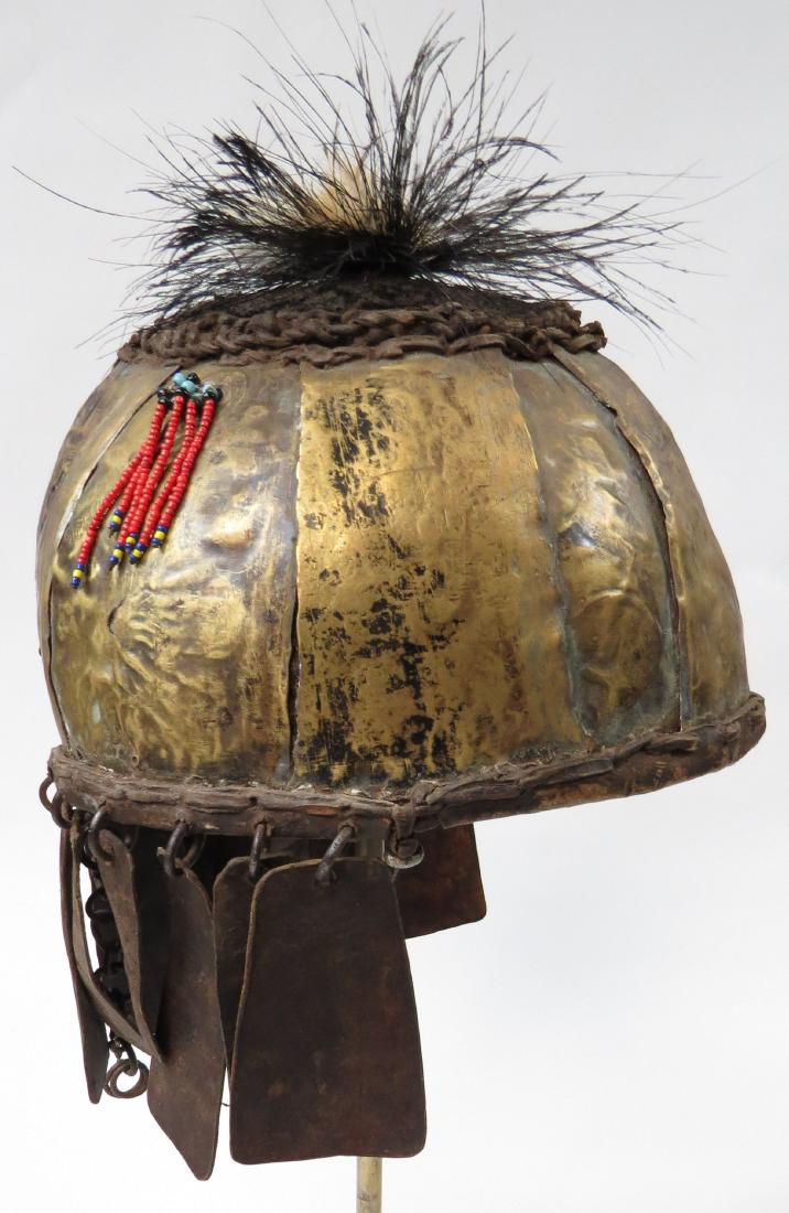 A Rare African Helmet