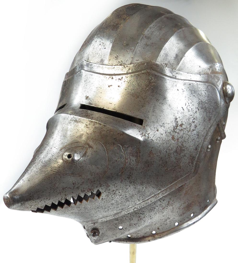 A Rare German Maximilian Helmet
