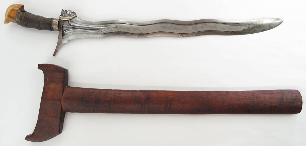 A Rare Moro Datu Kris Sword