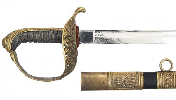 AN IMPERIAL AUSTRO-HUNGARIAN OFFICER'S SABER