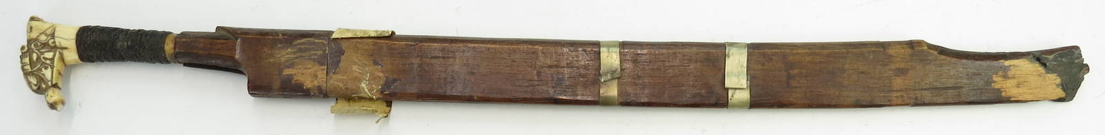 A Dayak Headhunter Parang Ihlang Or Mandau Sword Auction