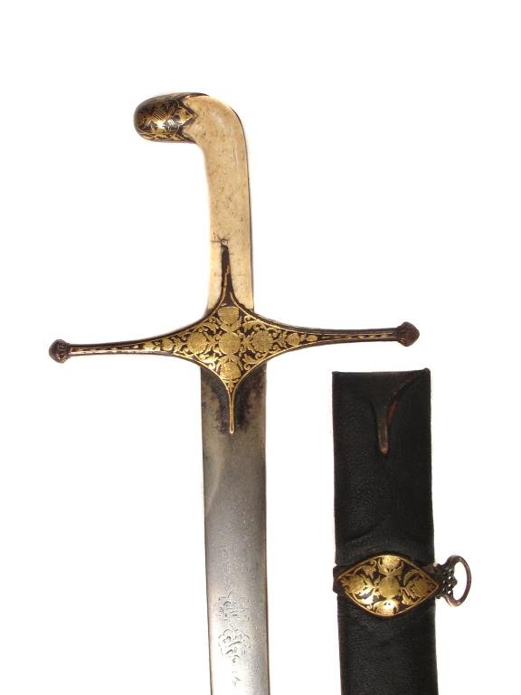 A FINE SAFAVID DYNASTY SHAMSHIR SWORD