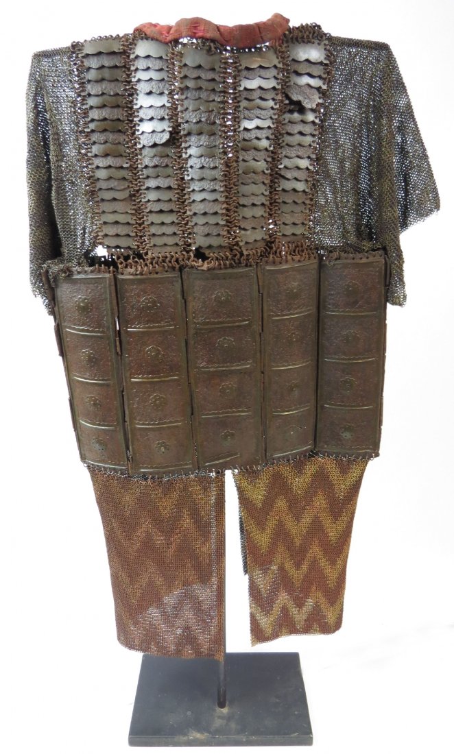 A RARE SINDH PLATE & MAIL ARMOR