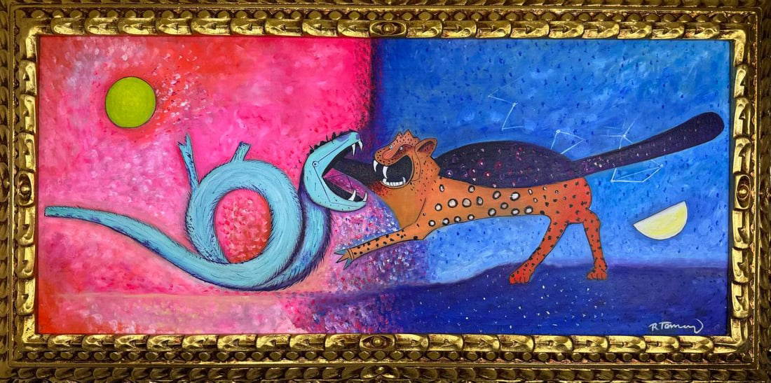Rufino Tamayo (oil On Canvas Painting) In The Style Of Auction
