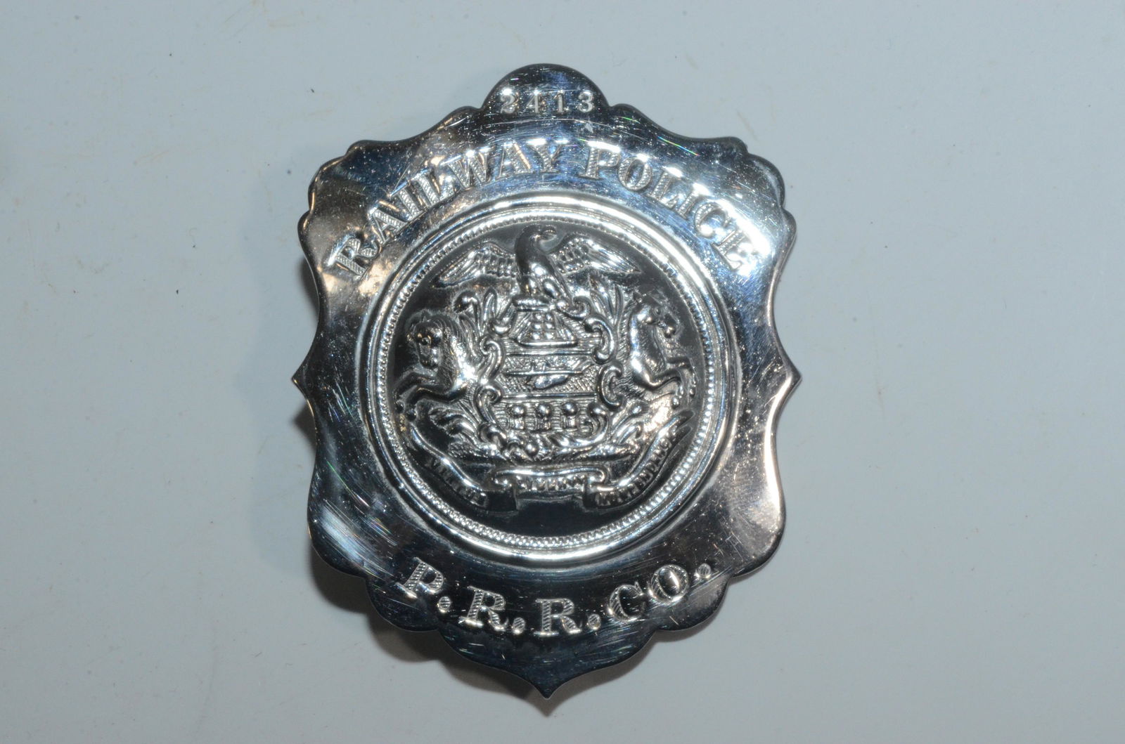 Pennsylvania Railroad Railway Police Badge
