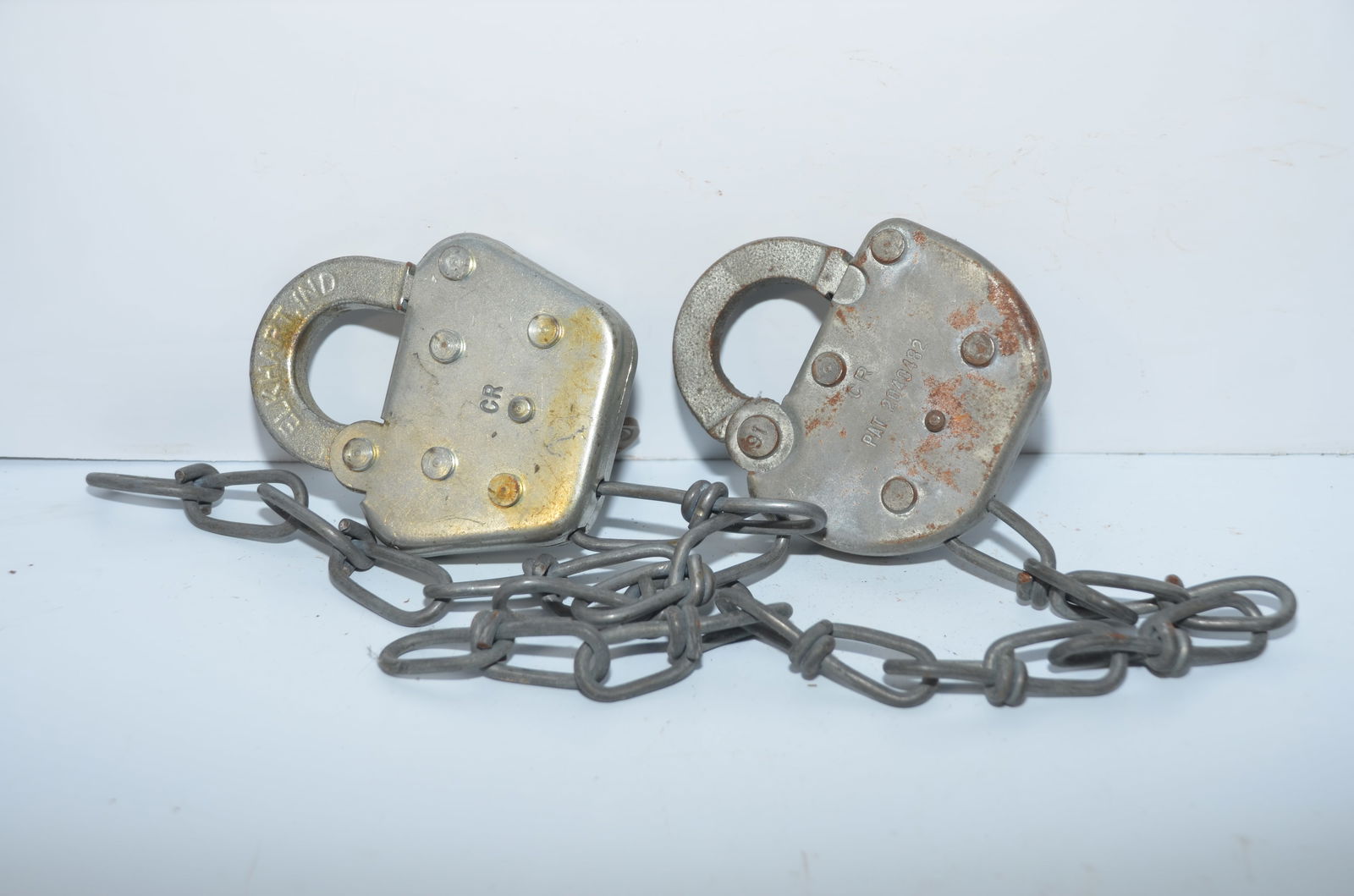 Two Conrail Rr Switch Locks With Brass Keys Auction
