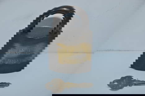 Atlantic Coast Line Rr Signal Lock And Key Auction