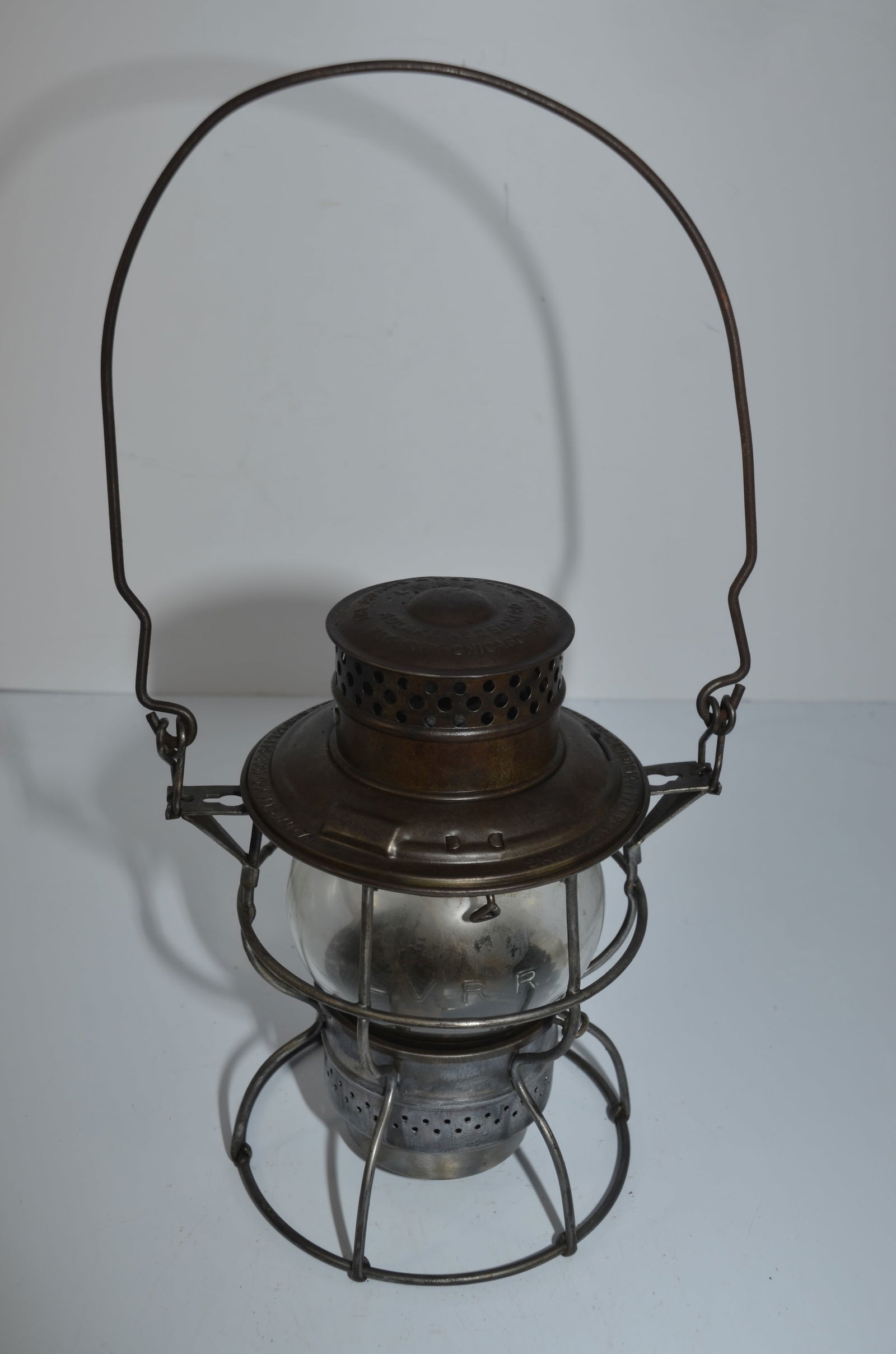 Lehigh Valley Rr Adlake 250 Kero Switchmans Lantern Auction