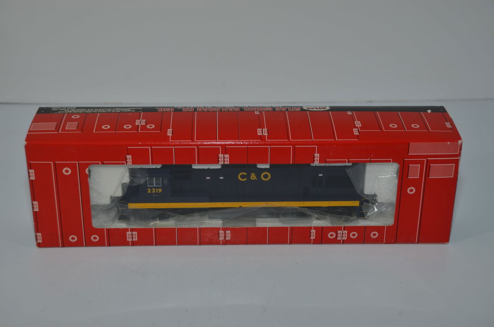 Chesapeake And Ohio Rr Atlas Ge U23b Dc Diesel Locomotive #2319-ho ...