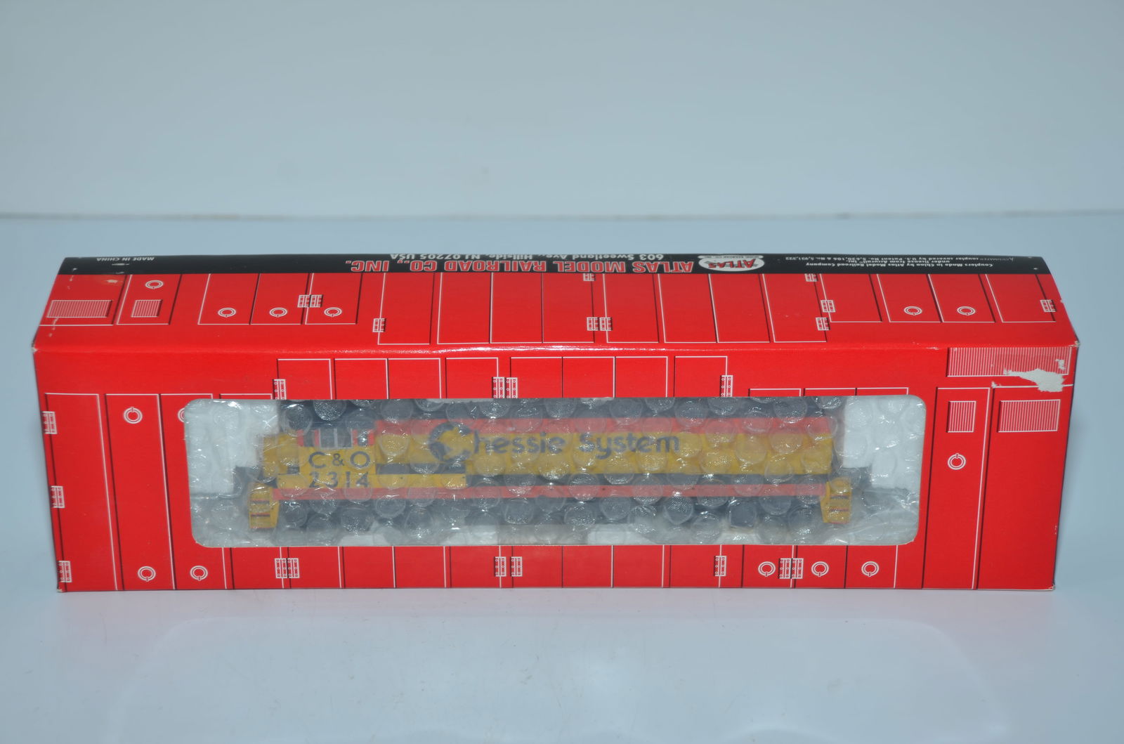 Chesapeake And Ohio Rr Atlas Ge U23b Dc Diesel Locomotive #2314-ho ...