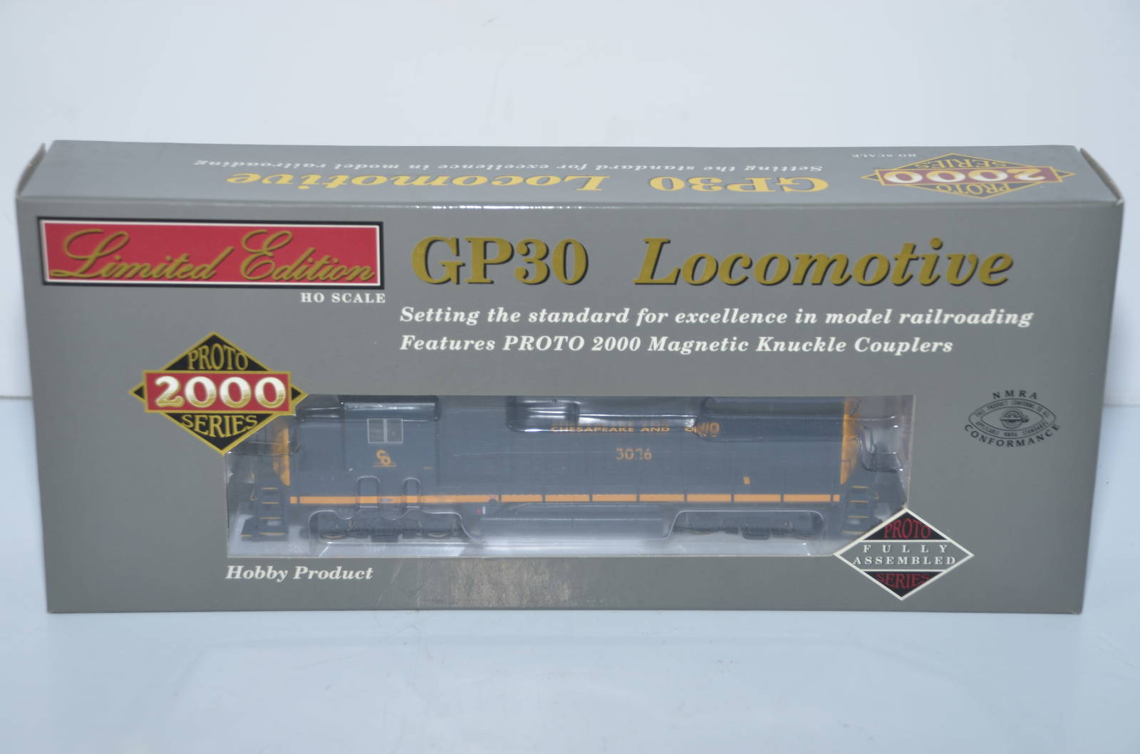 Chesapeake And Ohio Rr Life-like Proto 2000 Gp30 Dc Diesel Loco #3026-ho Scale Auction