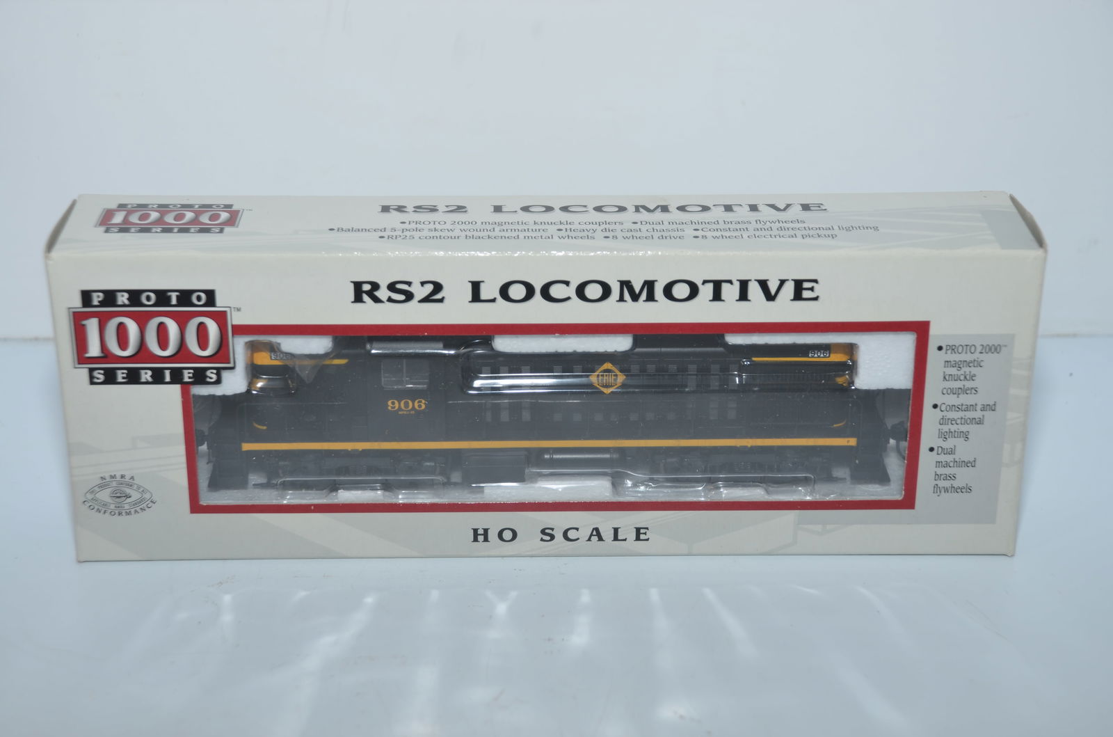 Erie Rr Life-like Proto 1000 Alco Rs2 Dc Diesel Locomotive #906-ho ...