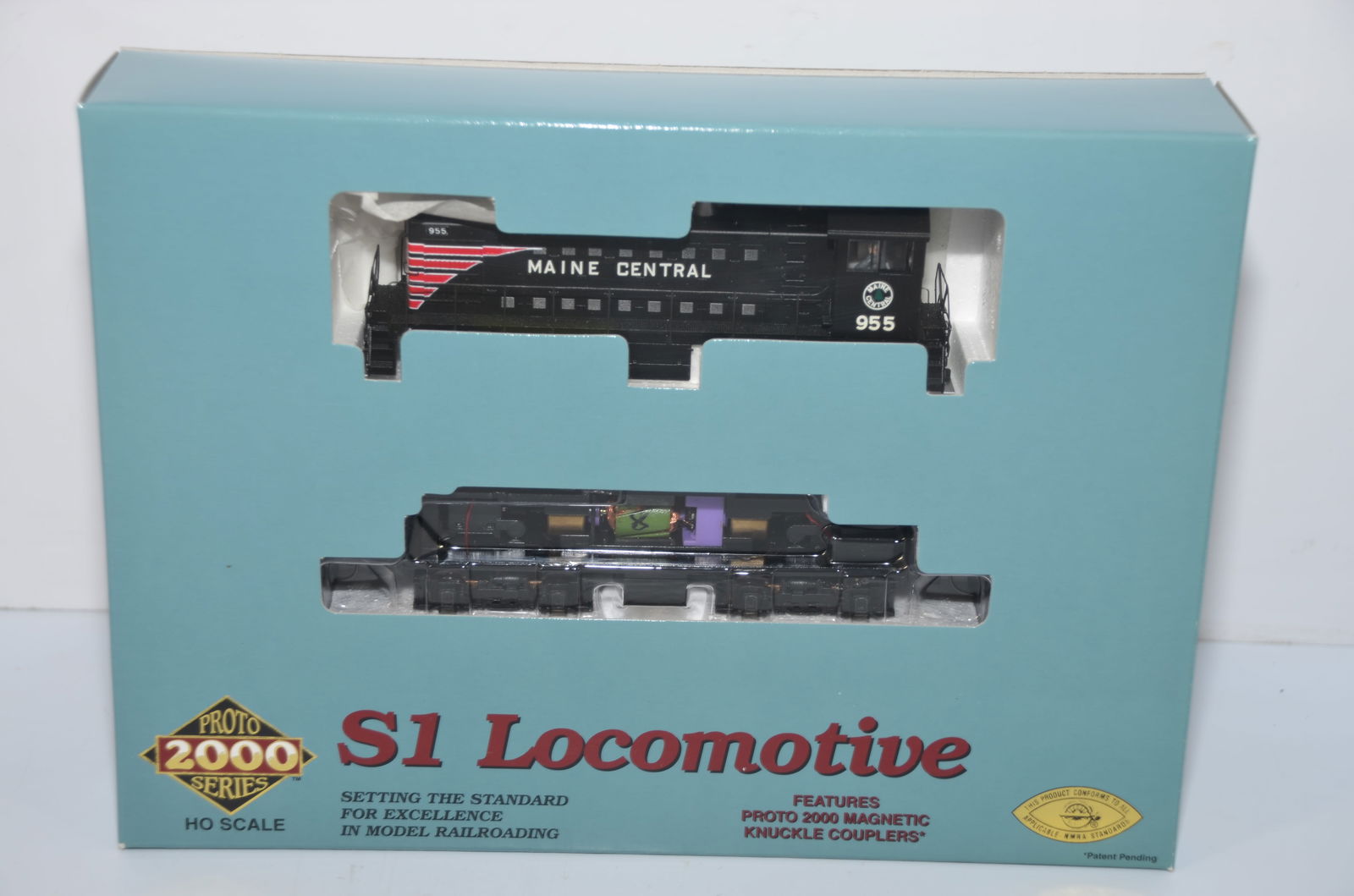Maine Central Rr Life-like Proto 2000 Alco S1 Dc Diesel Locomotive #955-ho Scale Auction