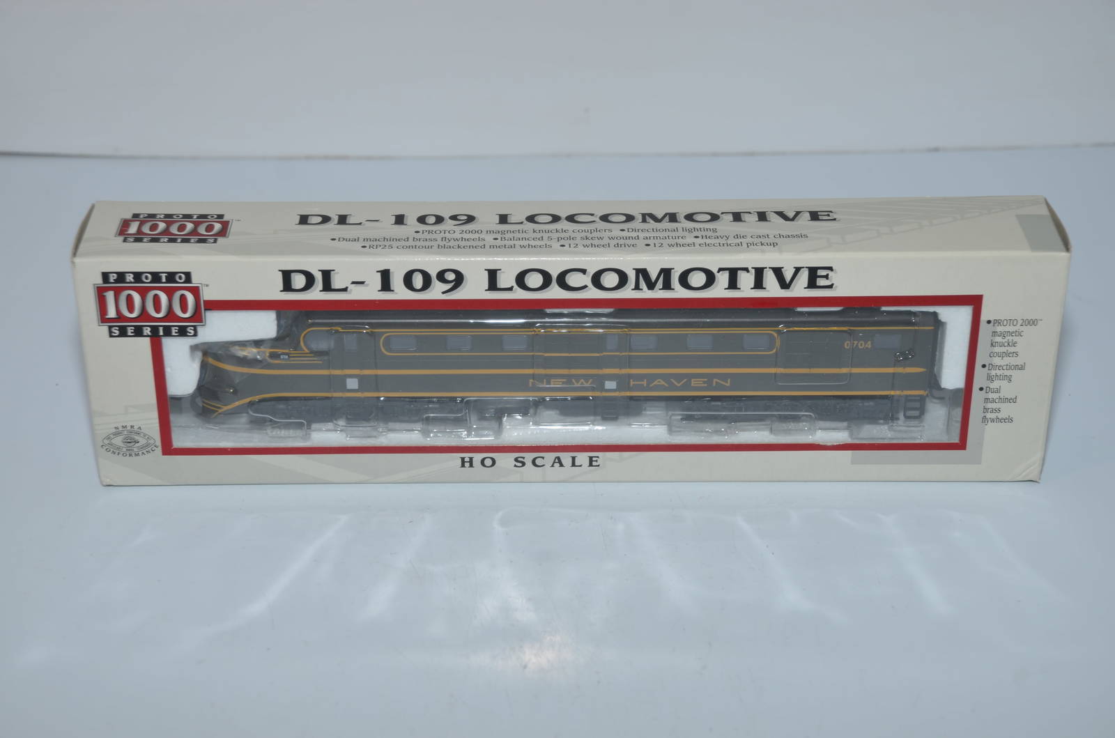 New Haven Rr Life-like Proto 1000 Alco Dl-109 Dc Diesel Loco #0704-ho ...