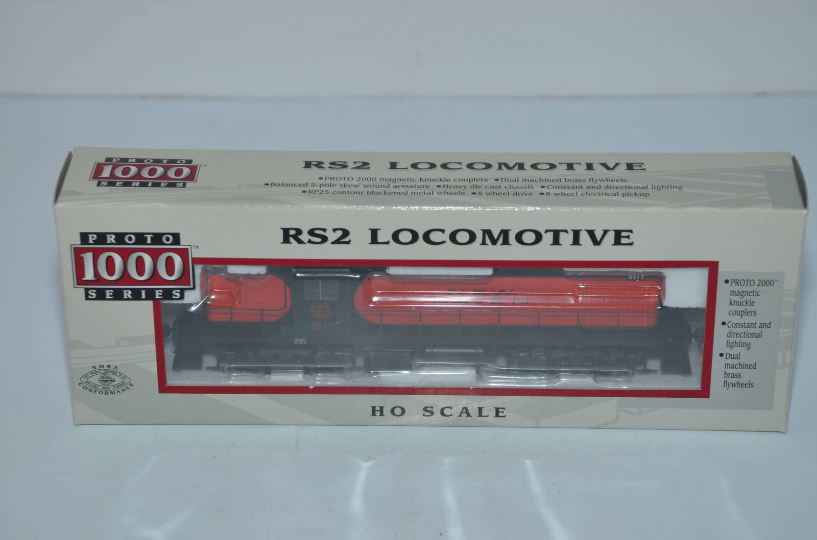 New Haven Rr Life-like Proto 1000 Alco Rs-2 Dc Diesel Locomotive #0513 ...