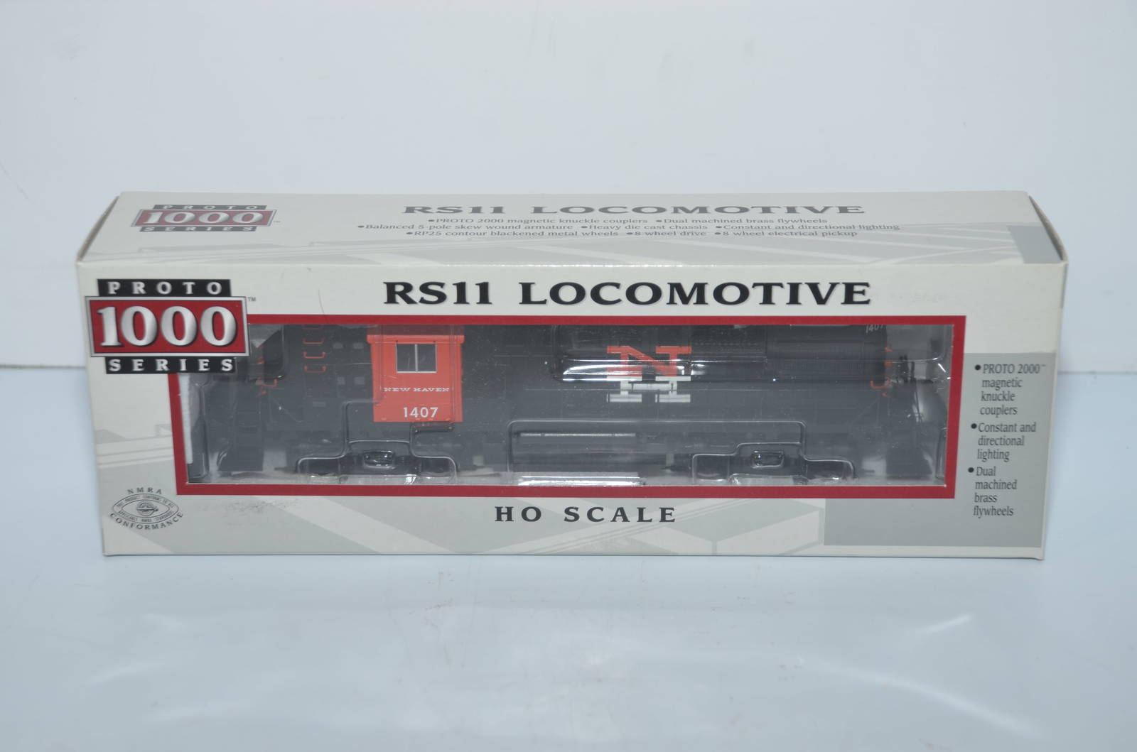 New Haven Rr Life-like Proto 1000 Alco Rs11 Dc Diesel Locomotive #1407 ...