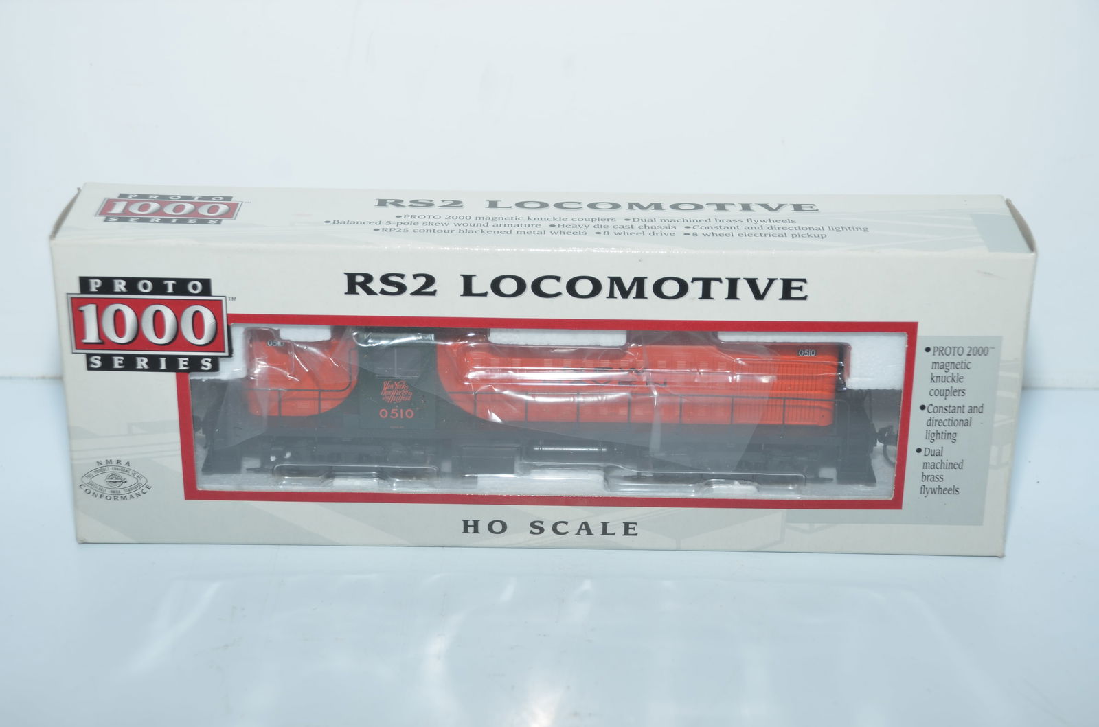 New Haven Rr Life-like Proto 1000 Alco Rs2 Dc Diesel Locomotive #0510 ...