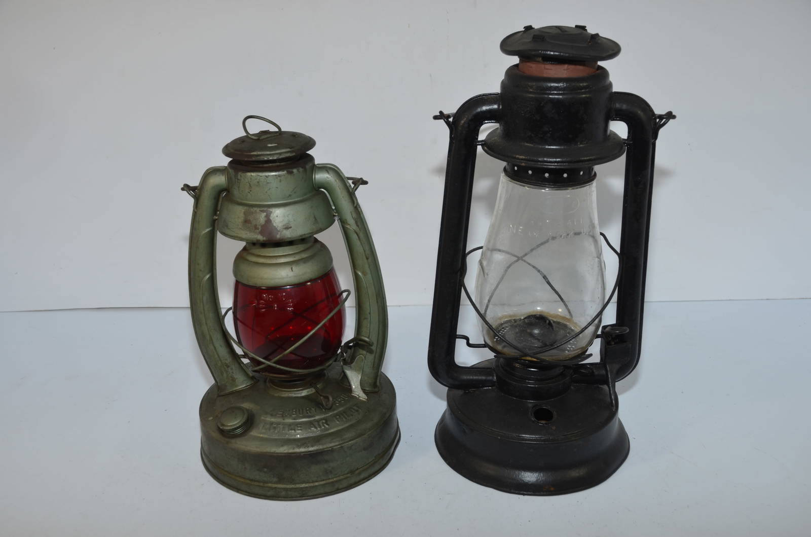 Two Embury Tubular Lanterns-little Air Pilot/#240 Supreme Auction