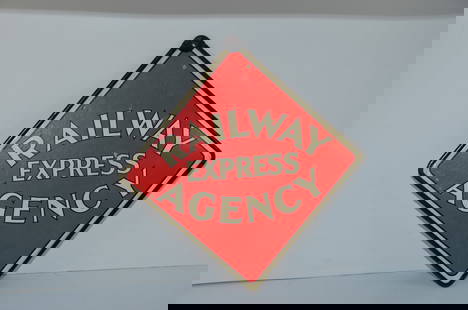 Porcelain Railway Express Sign Auction
