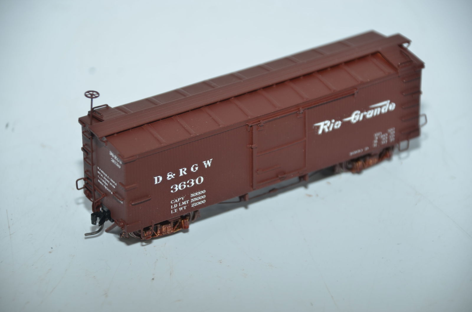 Empire Midland/oriental Brass Denver And Rio Grande Western Wood Boxcar ...